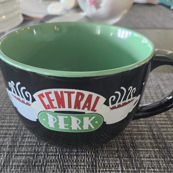Dining | Central Perk Black And Green Coffee Mug Nwot | Poshmark